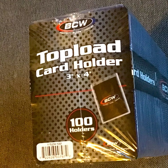 Panini | Other | Bcw 3 X 4 Topload Card Holder For Standard Trading ...